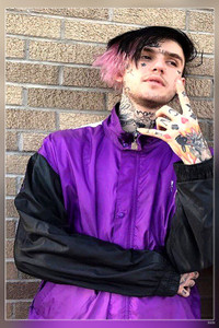 Lil Peep American Rapper Singer Songwriter And Model Matte Finish ...