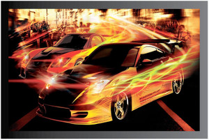 Fast and Furious Movie Frame Poster For Room Synthetic Wood Gloss ...