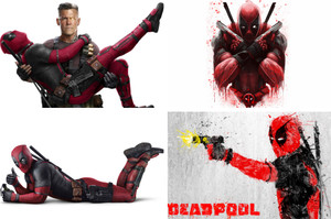 Poster 4 Combo Deadpool & Wolverine Poster for Home Office and Student ...