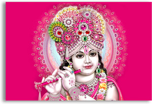 Little Krishna Playing Fluet Poster HD God Poster For Room Decor ...