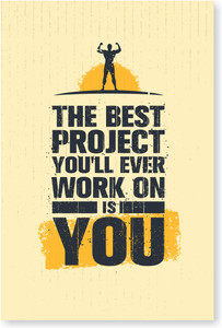 Motivational Poster Inspirational Quotes Wall Design Room Poster Paper ...