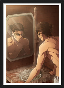 Eren Yeager | AOT Framed Poster | Anime Paper Print - Animation ...