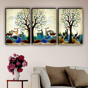 Flipkart Perfect Homes Large Panel Embossed 36 inch x 18 inch Painting ...