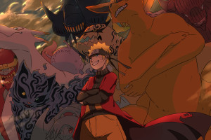Poster Kurama Naruto Naruto Uzumaki sl-17489 (Large Poster, 36x24 ...