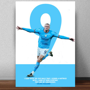 Erling Haaland Poster for Room & Office Paper Print - RAHUL CHOUDHARY ...