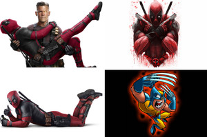 Poster 4 Combo Deadpool & Wolverine Poster for Home Office and Student ...