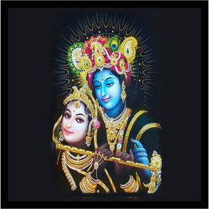 God Krishna Poster with Frame S-227 Paper Print - Art & Paintings ...
