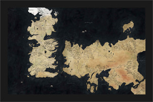 Game of Thrones GOT Poster with A4 Size Frame F-717 Paper Print ...