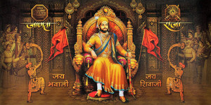 Chattrapati Shivaji Maharaj vinyl sticker poster Fine Art Print ...