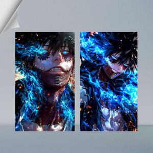 VIRGIN ARTS | DABI FROM MY HERO ACADEMIA | DIGITAL ART - 6 | SET OF 2 ...
