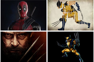 Poster 4 Combo Deadpool & Wolverine Poster for Home Office and Student ...