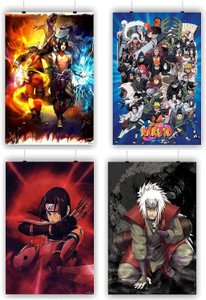 High Definition Naruto Combo Pack of 4 Superhero Jujutsu Manga Anime ...