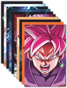 Anime poster Set of 10 Mix Anime Wall Posters for Room Size A5 ...