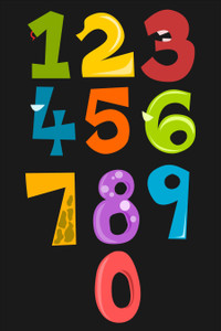 Counting 1 to 10 Paper Poster ( poster 12X18 Inch Rolled ) Paper poster ...