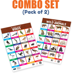 My small chart Birds & Wild Animals (Set of 2) Fine Art Print ...