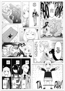 Spy x Assassin Family Anime Manga Wall Posters, Waterproof Non-tearable ...