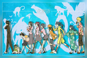 Monogatari Bakemonogatari Anime Series Hd Matte Finish Poster Paper ...
