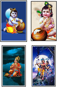 'Spiritual / Gods Posters' (Pack of 4) for Room & Office Paper Print ...
