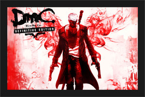 Devil May Cry DMC Game Poster with A4 Size Frame F-282 Paper Print ...