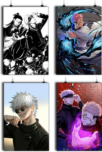 Pack of 12 Jujutsu Kaisen Poster Photo Set | Jujutsu Kaisen Anime ...
