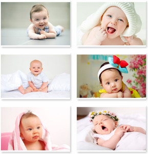 Cute Baby Posters Smiling Baby Wall Poster For Room Decor Paper Print ...
