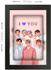 BTS Poster Wall Art for Room and Office Photographic Paper - Music ...