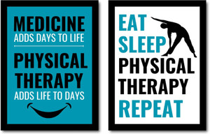 Physiotheraphy Clinic Hospital Motivational Framed Poster | Best for ...