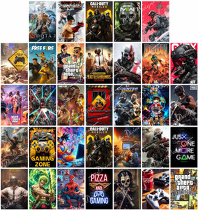 Pack of 33 Game Series Wall Collage Kit Posters | Posters for Wall ...