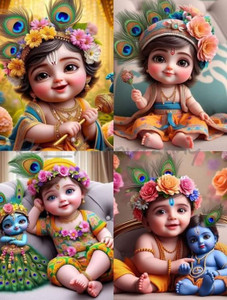 krishna poster| krishna poster | bal krishna poster Wall Decor ...