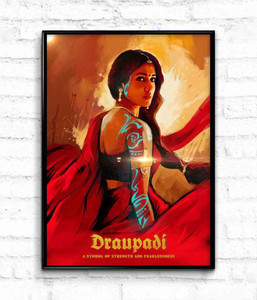 Nayanthara As Draupadi Kollywood Mahabharata Poster Photographic Paper ...