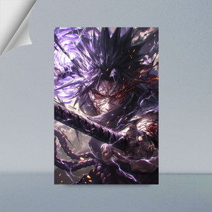 VIRGIN ARTS | ROUGE NINJA SASUKE UCHIHA'S CURSE | DIGITAL ART ...