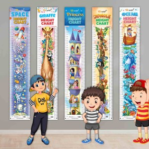 PRINCESS HEIGHT CHART, OCEAN HEIGHT CHART, JUNGLE HEIGHT CHART, GIRAFFE ...