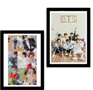 BTS Poster for Room and wall decor, BTS framed poster (Pack of 2) Paper ...