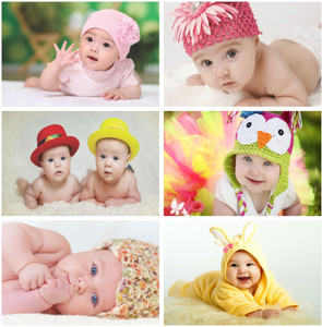 Self Adhesive Exclusive Cute Baby Posters Combo | Smiling Baby Poster ...