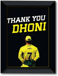 Thank You Dhoni I CSK I Farewell DHONI I Thala Dhoni I Wall Poster A4 ...