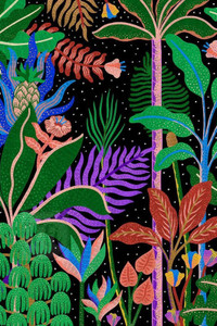 Wild Jungle Poster | Jungle Posters for Room | Unframed | With Self ...