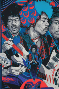 Poster Jimi Hendrix Singers Sl-15826 (Large Poster, 36x24 Inches ...