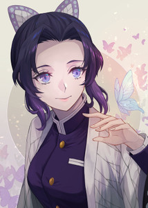 Kimetsu No Yaiba Ufotable Kochou Shinobu Rokuo Matte Finish Poster ...