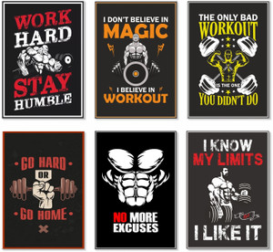 Wall Poster Workout and Exercises Illustrations Bodybuilding ...