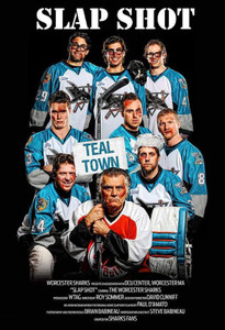 Poster Slap Shot (Large Print, 36x24 Inches, Banner Media, Multicolor ...