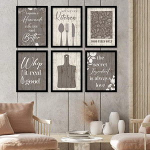Restaurant Quotes Wall Posters with frame for Hotel Cafeteria - Food ...