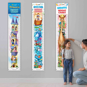 PRINCESS HEIGHT CHART, OCEAN HEIGHT CHART and GIRAFFE HEIGHT CHART ...