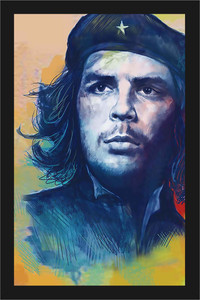 Che Guevara Motivational Poster with A4 Size Frame F-222 Paper Print ...