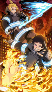 Fire Force Anime Series Hd Matte Finish Poster Paper Print - Animation ...