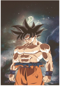 Dragon Ball Z Goku Ultra Instinct Wall Poster A4 Size Photographic ...