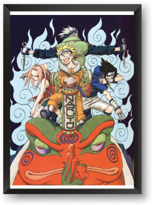 ANIME POSTER FRAME NARUTO - Wall Poster For Home And Office With Frame ...