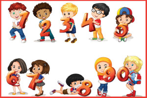 Early Learning Sticker Poster On Counting "1-10"|Decorative Wall ...