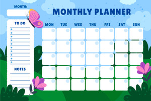 Monthly Planner Poster | Set Of 12 Posters | To Do List | Marking ...