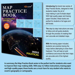 India POLITICAL - MAP PRACTICE BOOK, WORLD POLITICAL - MAP PRACTICE ...
