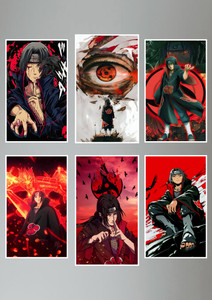 Itachi Uchiha A3 Size Premium Poster Set of 6 | 300gsm Thick Paper ...